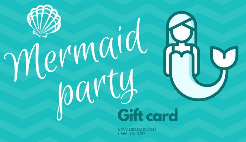 Order a the perfect Gift Card for any Mermaid fan – AquaMermaid